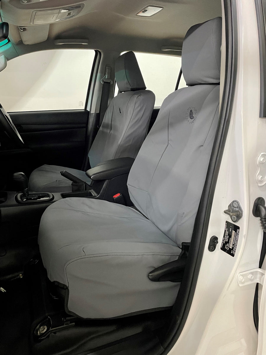 Toyota Hilux SR, SR5 Canvas Seat Covers 07/2015+ – Gotya Covered