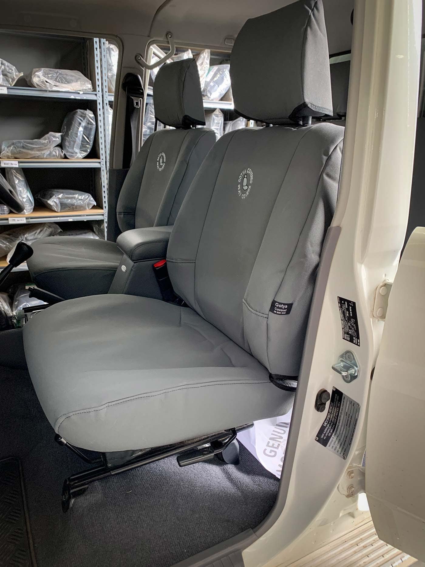 Toyota Landcruiser 70 Series VDJ79 Double Cab Canvas Seat Covers - 09/ ...