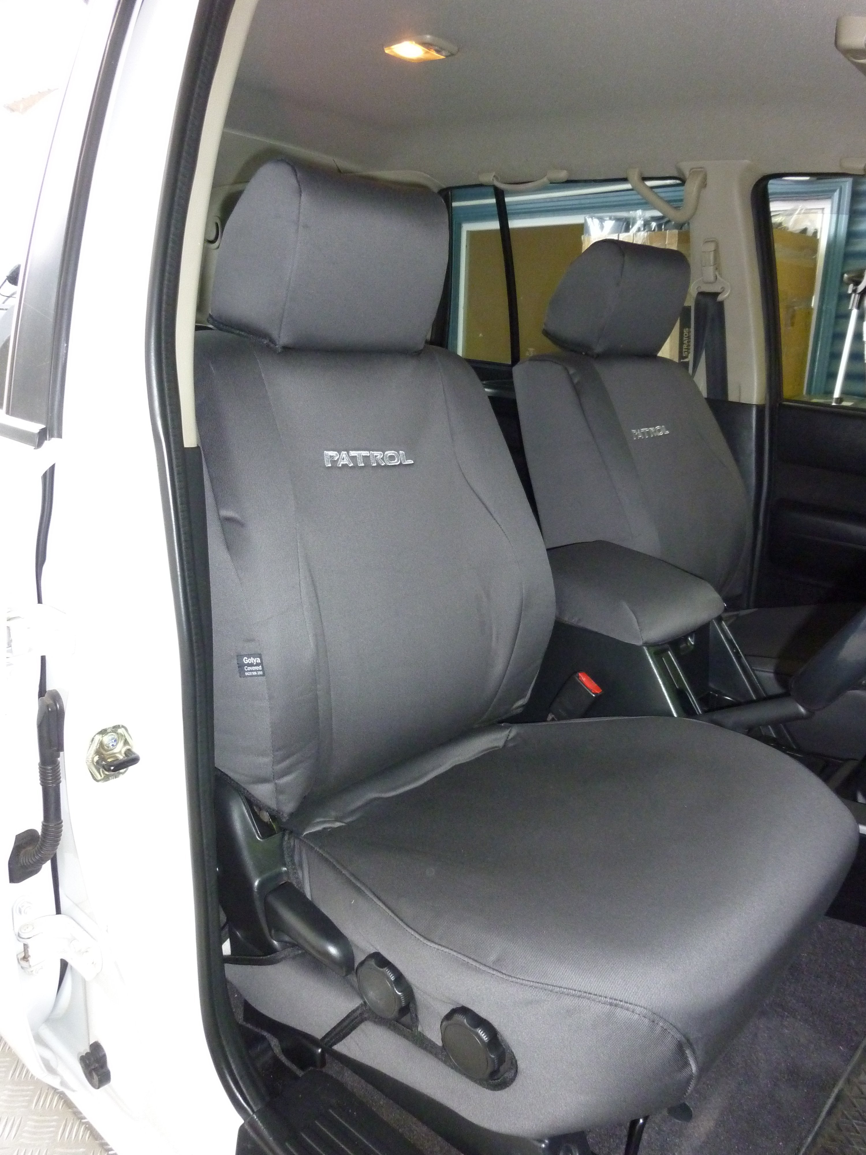 NISSAN PATROL GU Y61 STS STL WAGON SERIES 4 5 6 7 8 CANVAS DENIM Gotya Covered